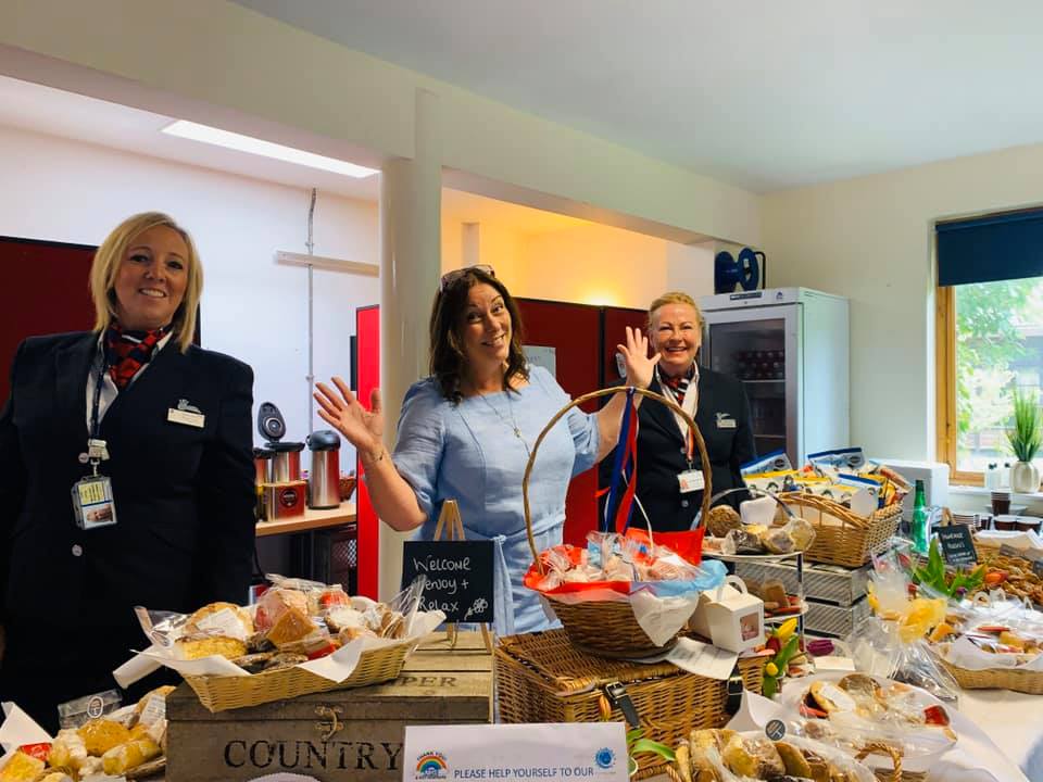 Team Lavender enjoy A royal visit in their Kitchen to help prepare ...