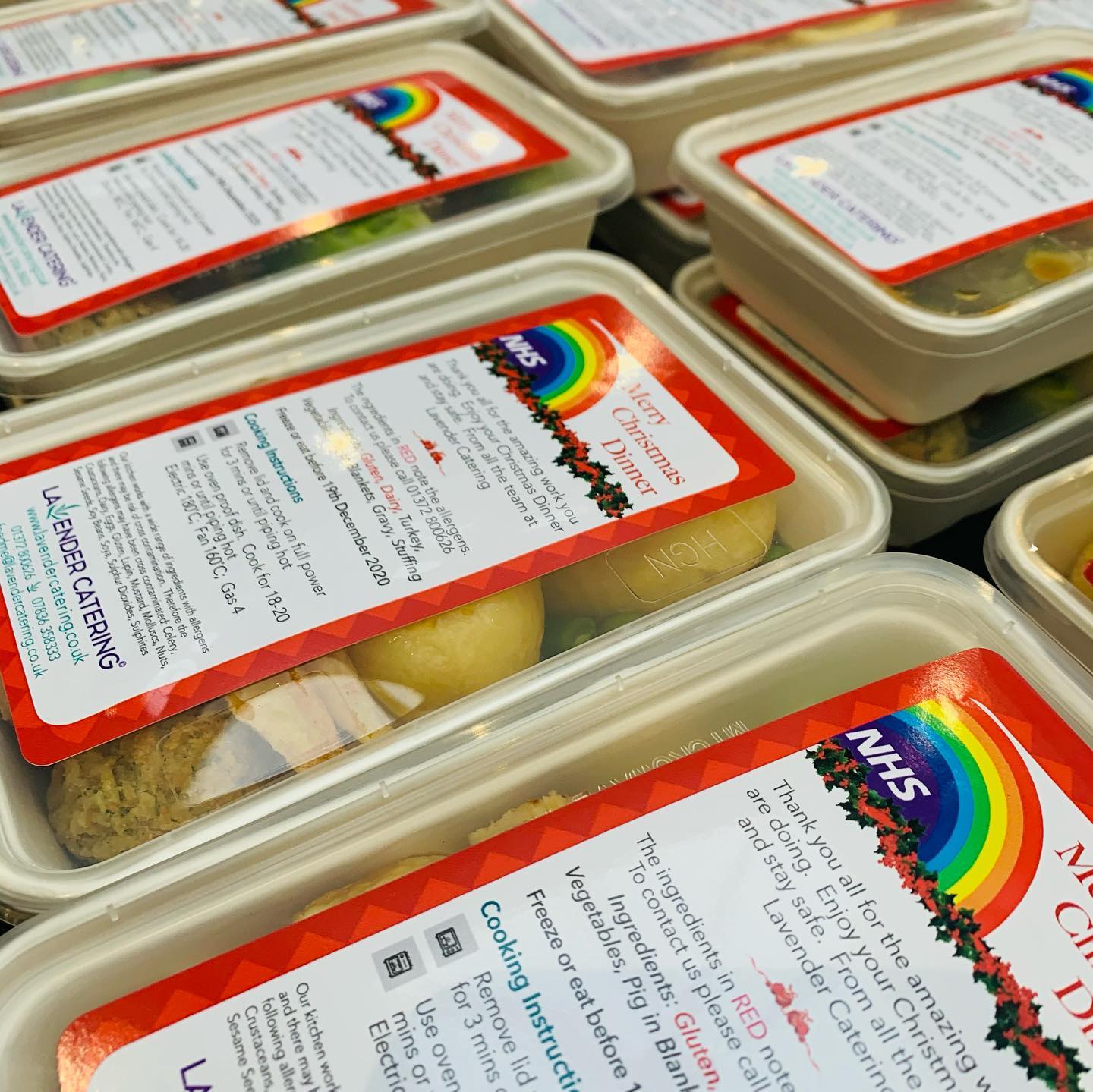 NHS Christmas Meals - Lavender Catering