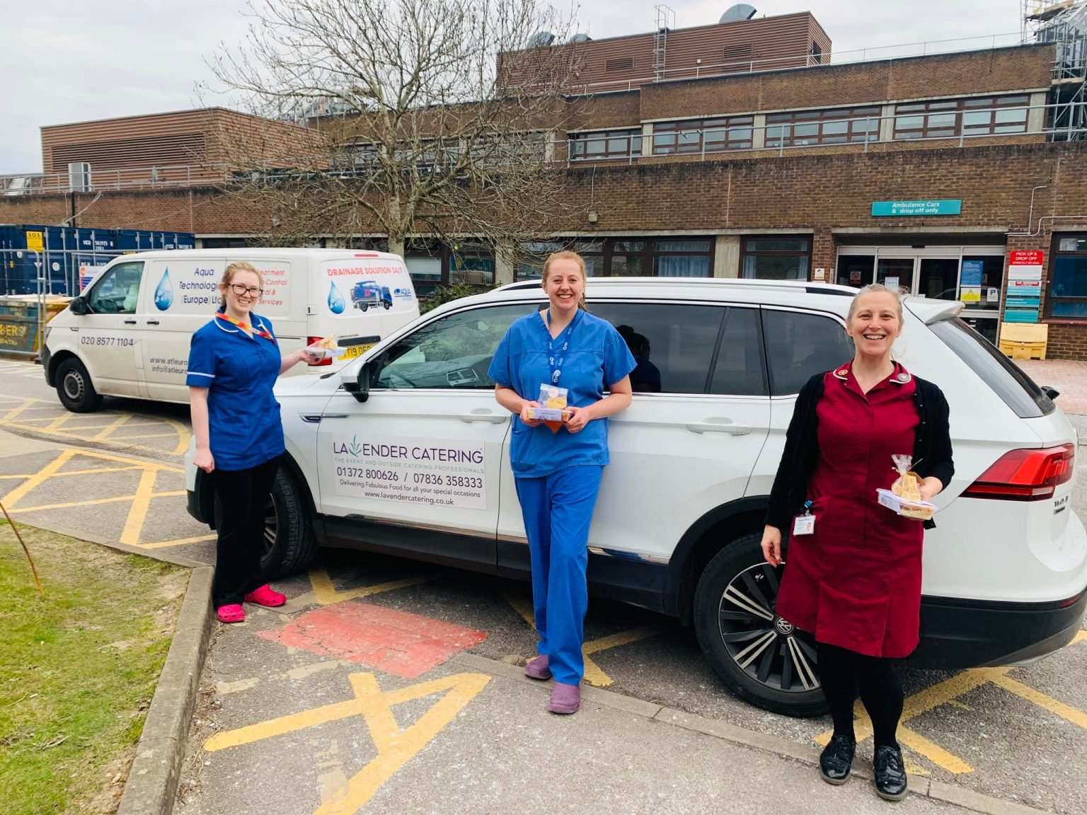 Team Lavender receives an invite for Tea - Lavender Catering